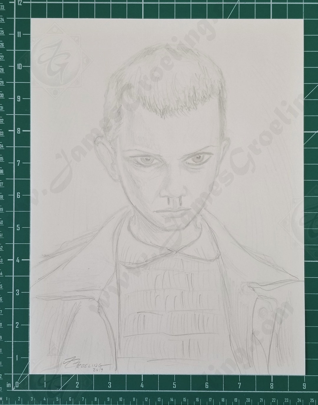 Eleven. Pencil Sketch (original Art) - Etsy