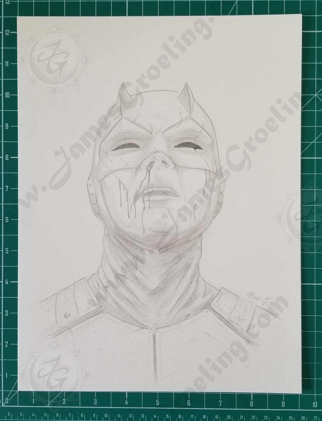 Daredevil. Pencil Sketch original Art - Etsy