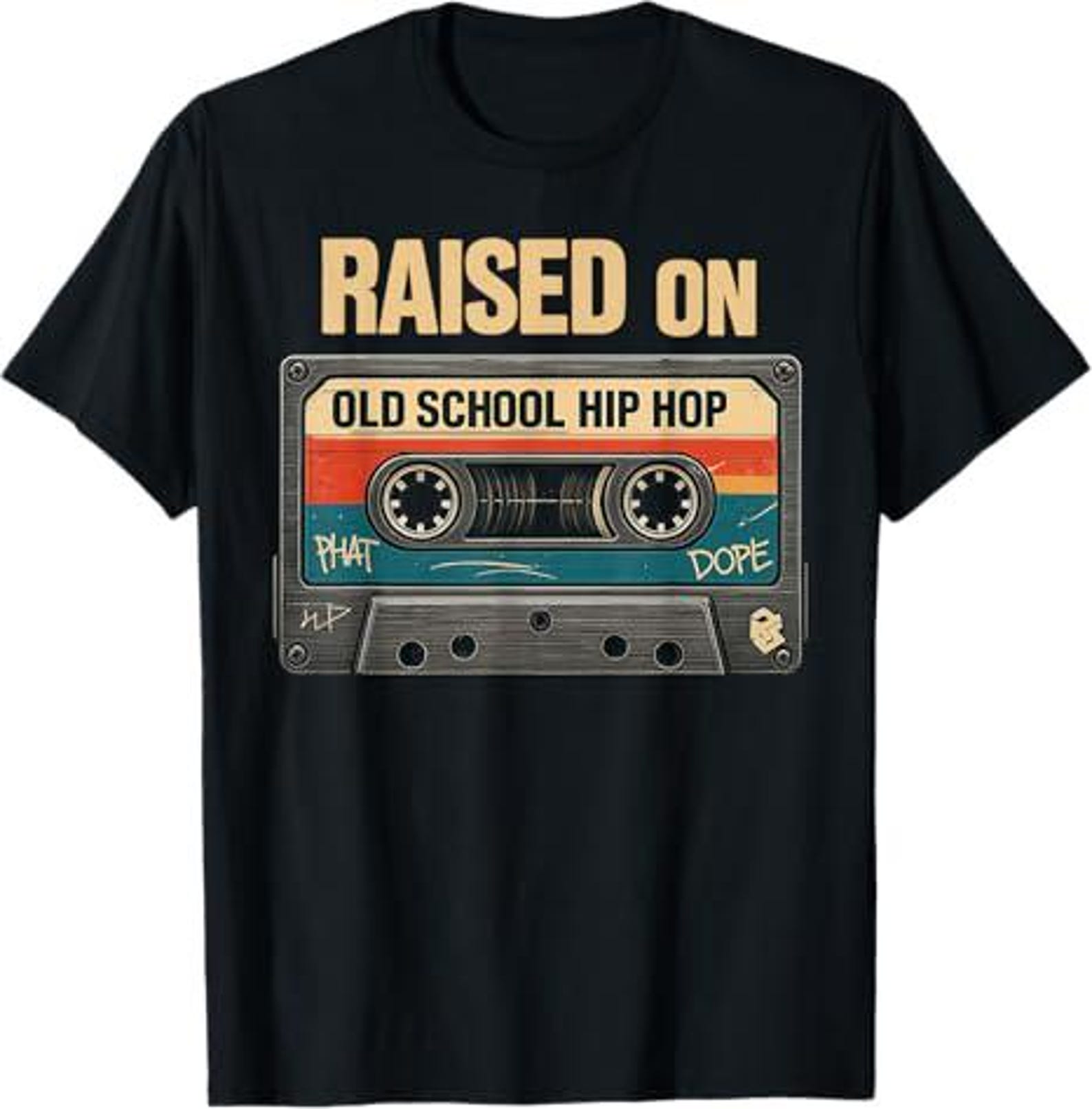 Rap Cassette Raised on Old School Hip Hop Graffiti Design Digital File ...