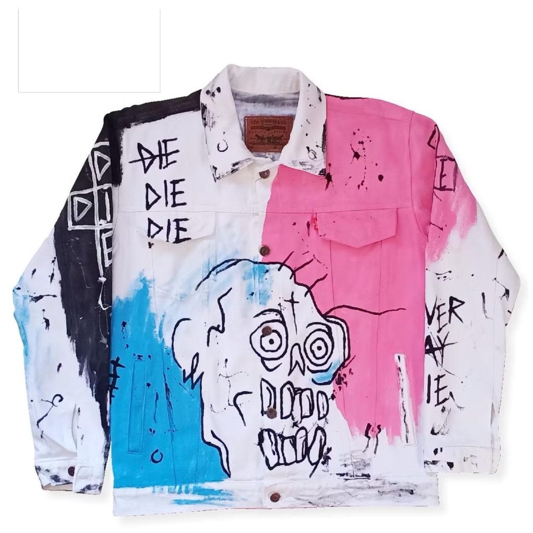 Mei X Peep Denim Jacket Never Say D Unisex - Etsy