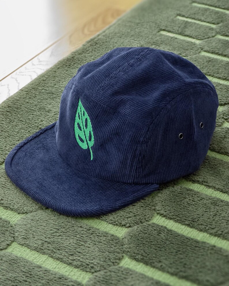 Monstera Swiss Cheese Plant Leaf Embroidered Cotton Cap - Etsy