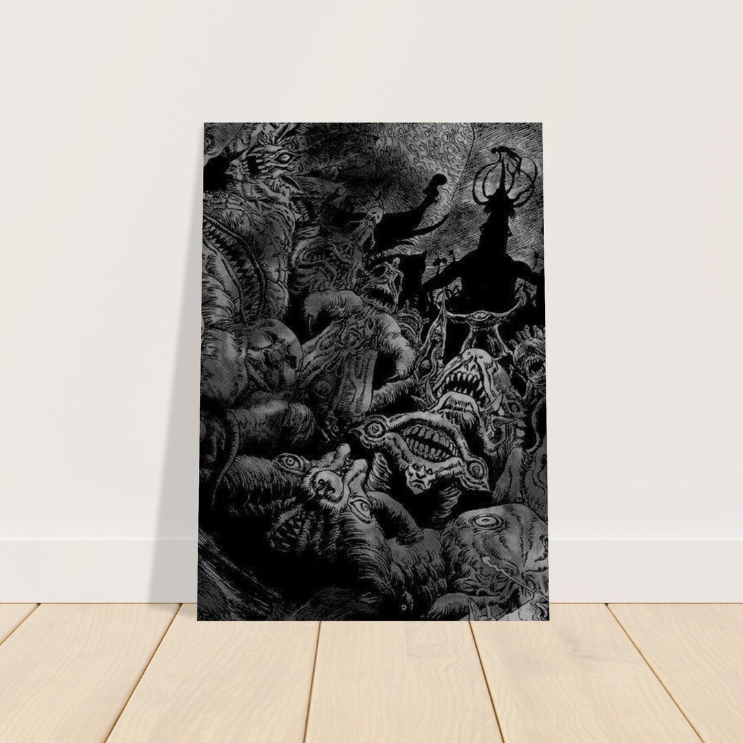 Dark Eclipse Horror Art – Berserk Eclipse Poster, Dark Fantasy Manga ...