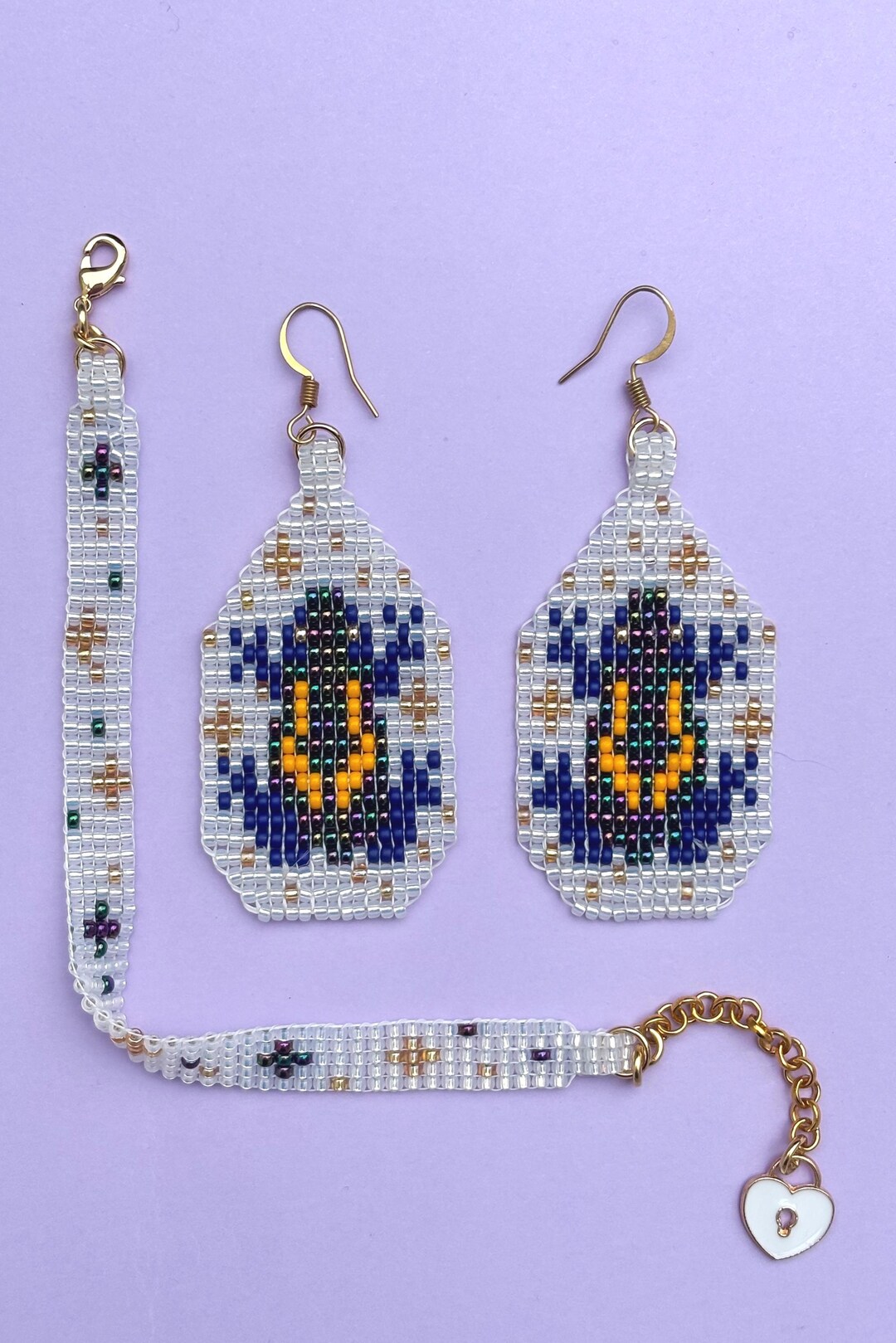 Opal Frog Beaded Jewellery Set | Nature Inspired Gift for Her ...