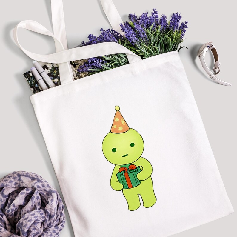 Birthday Smiski Style PNG Bundle | 16 Green Characters | 300 DPI ...