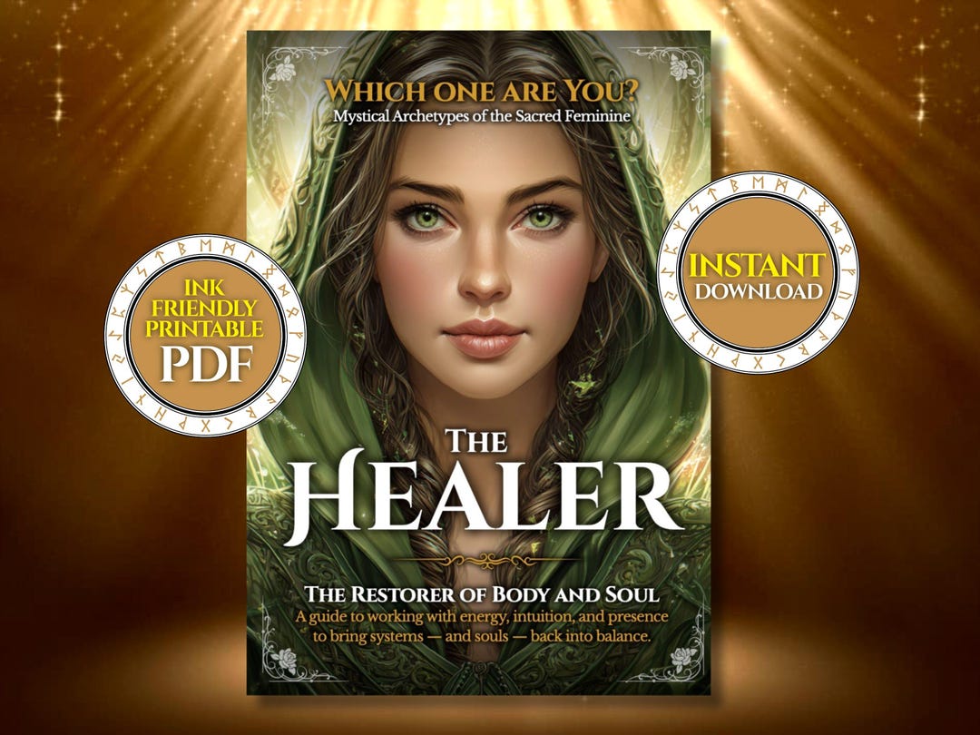 Healer Archetype Grimoire PDF | Sacred Feminine Ritual Ebook ...