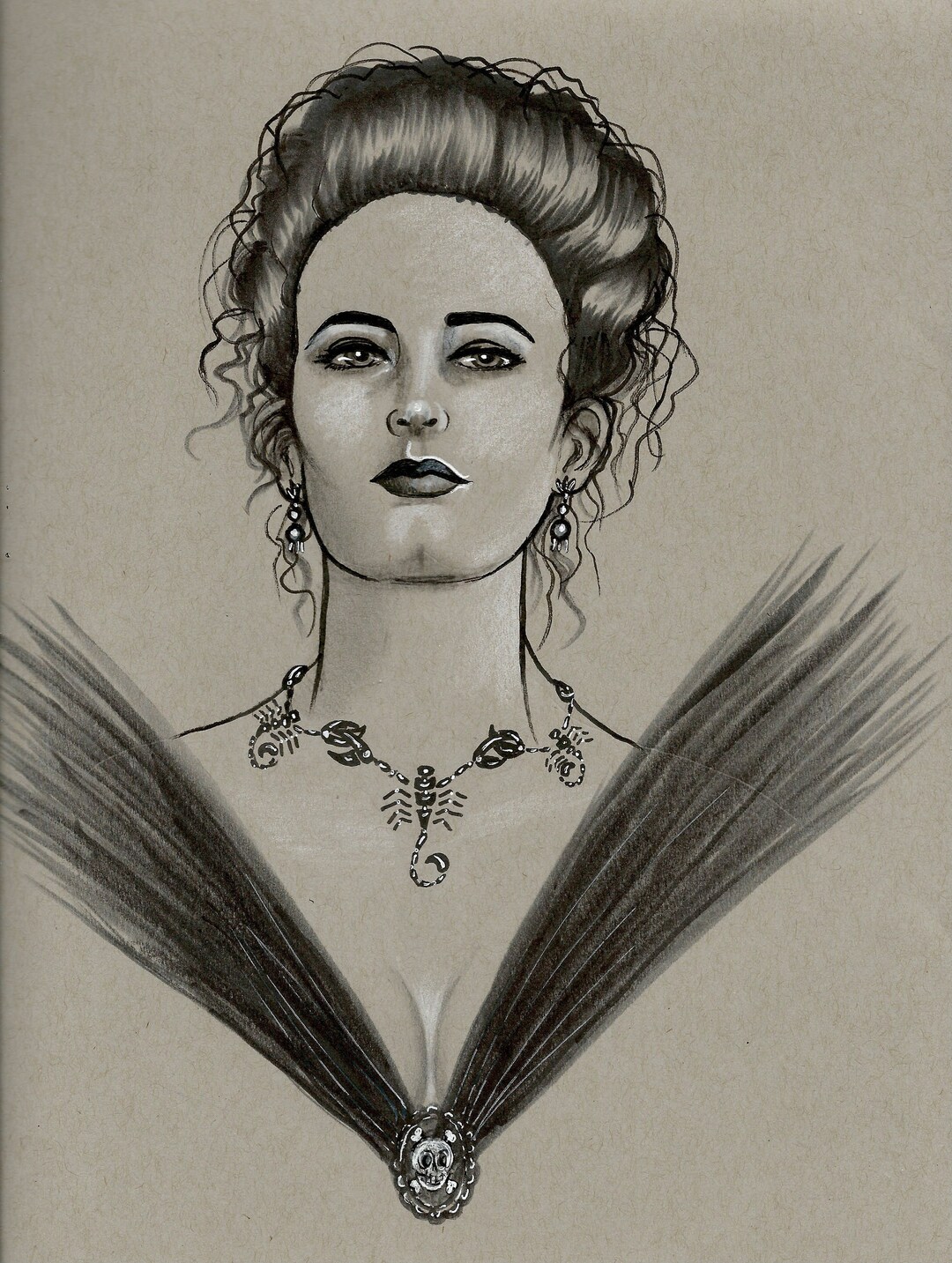 Original Art Ink Drawing Penny Dreadful - Etsy