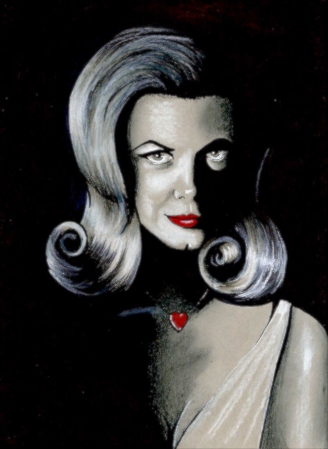 Original Art Ink Drawing Bewitched - Etsy