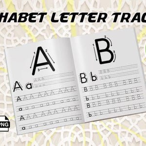 Alphabet Letter Handwriting Chart Print, - Etsy