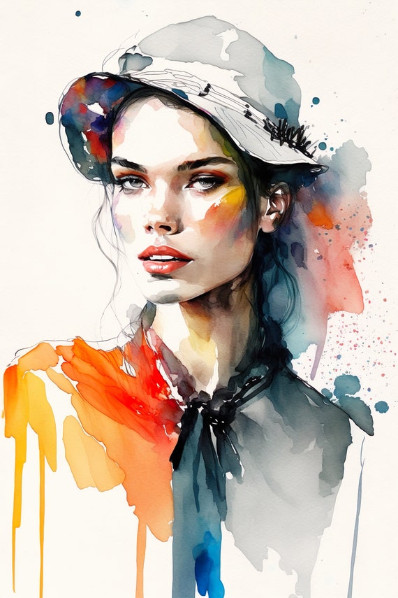Fashion Model Paintings