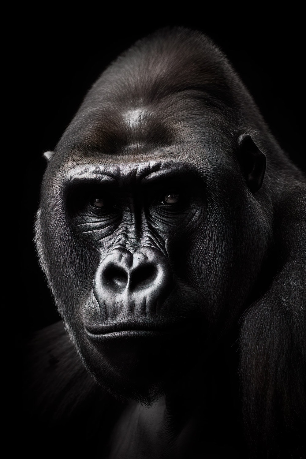 Gorilla Closeup Ape Wildlife Photo Digital Download Print - Etsy