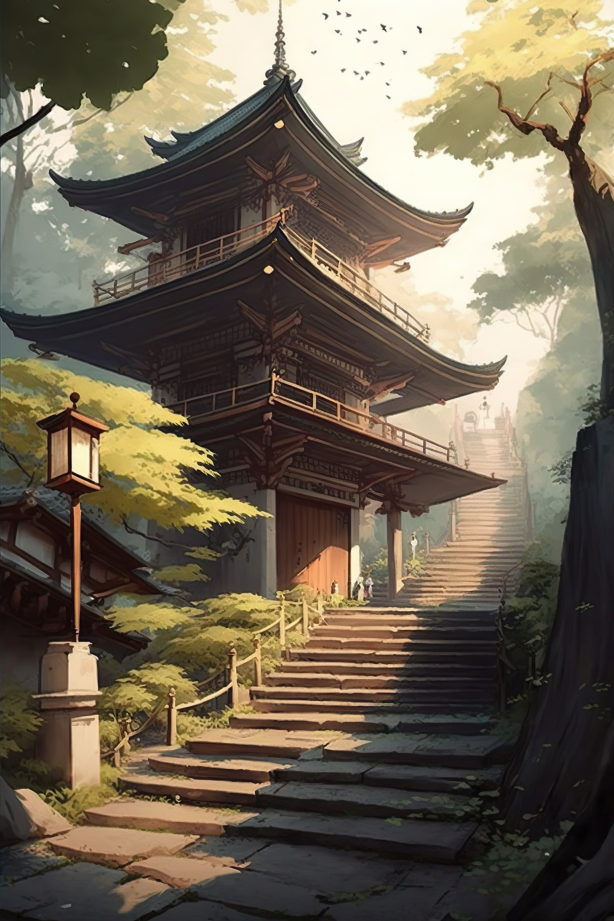 Japanese Temple Art