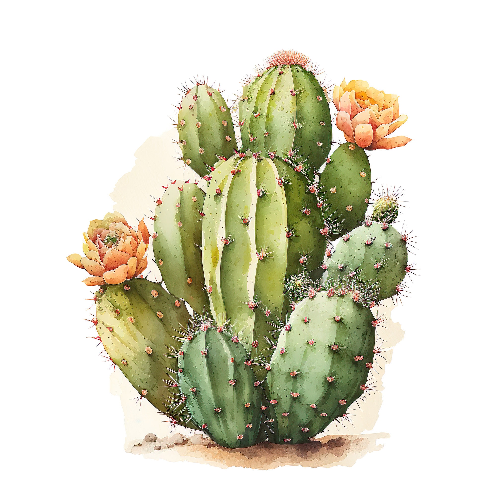 Cactus Watercolor Painting