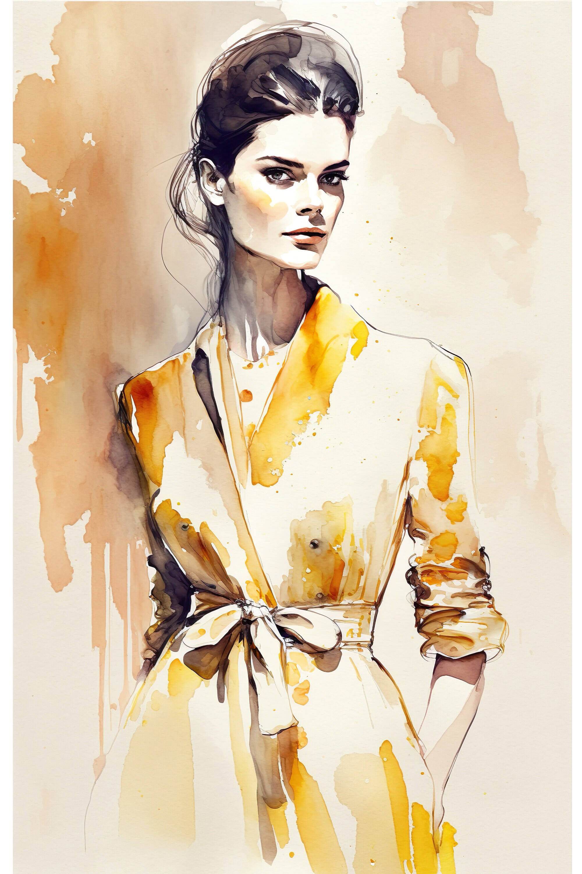 Fashion Model Paintings