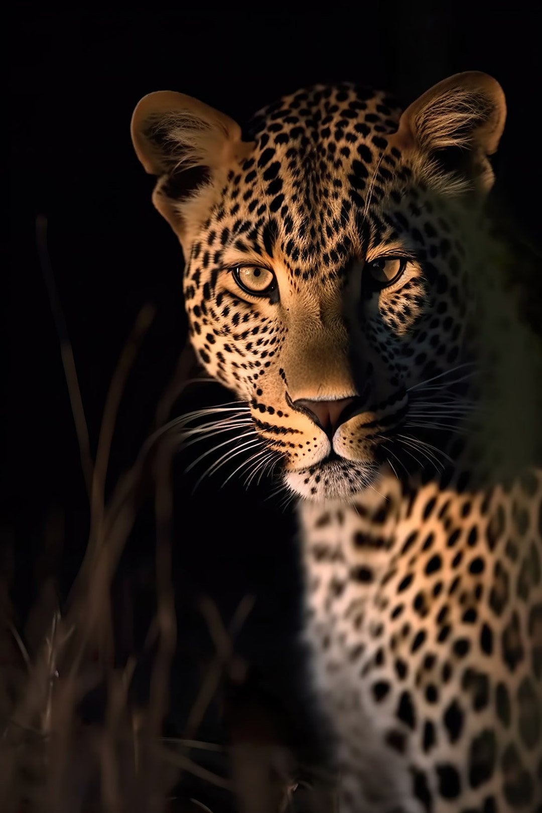 Leopard Closeup Wildlife Photo Digital Download Print - Etsy