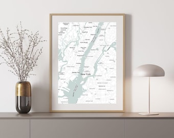 DIGITAL DOWNLOAD - New York City Map - Etsy