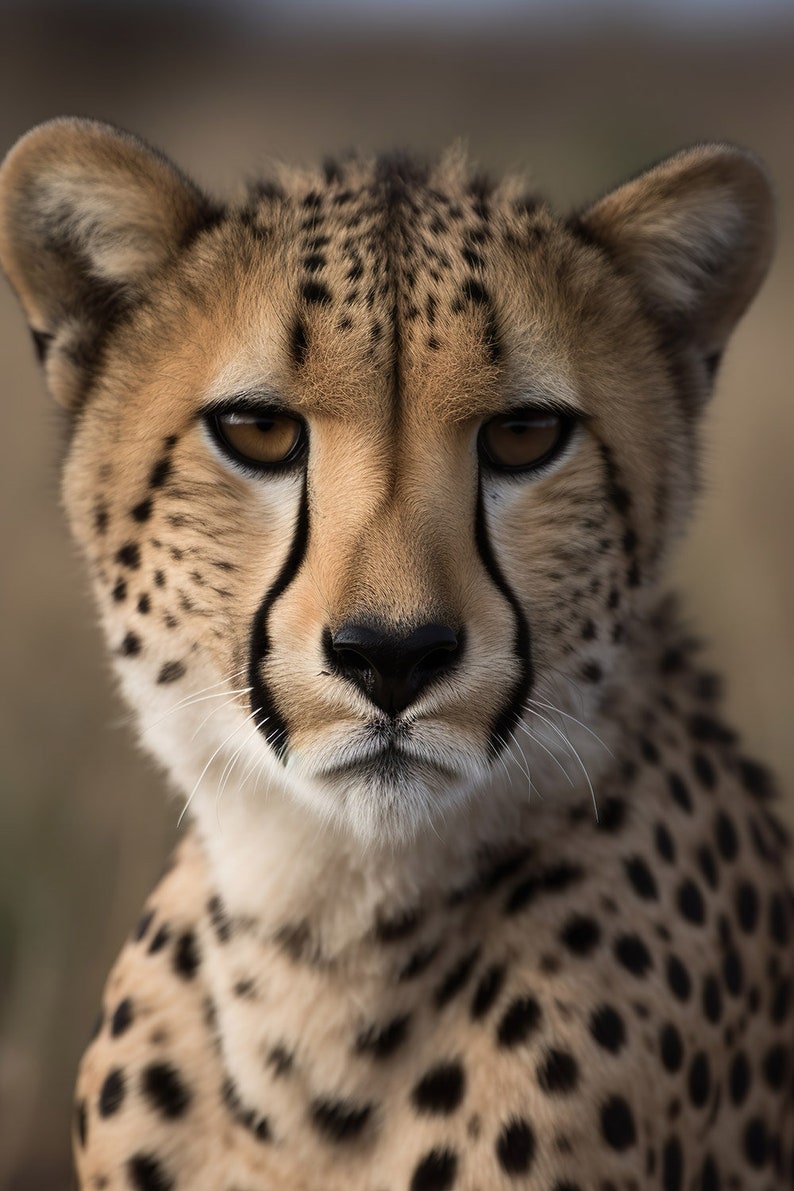 Cheetah Closeup Wildlife Photo Digital Download Print - Etsy