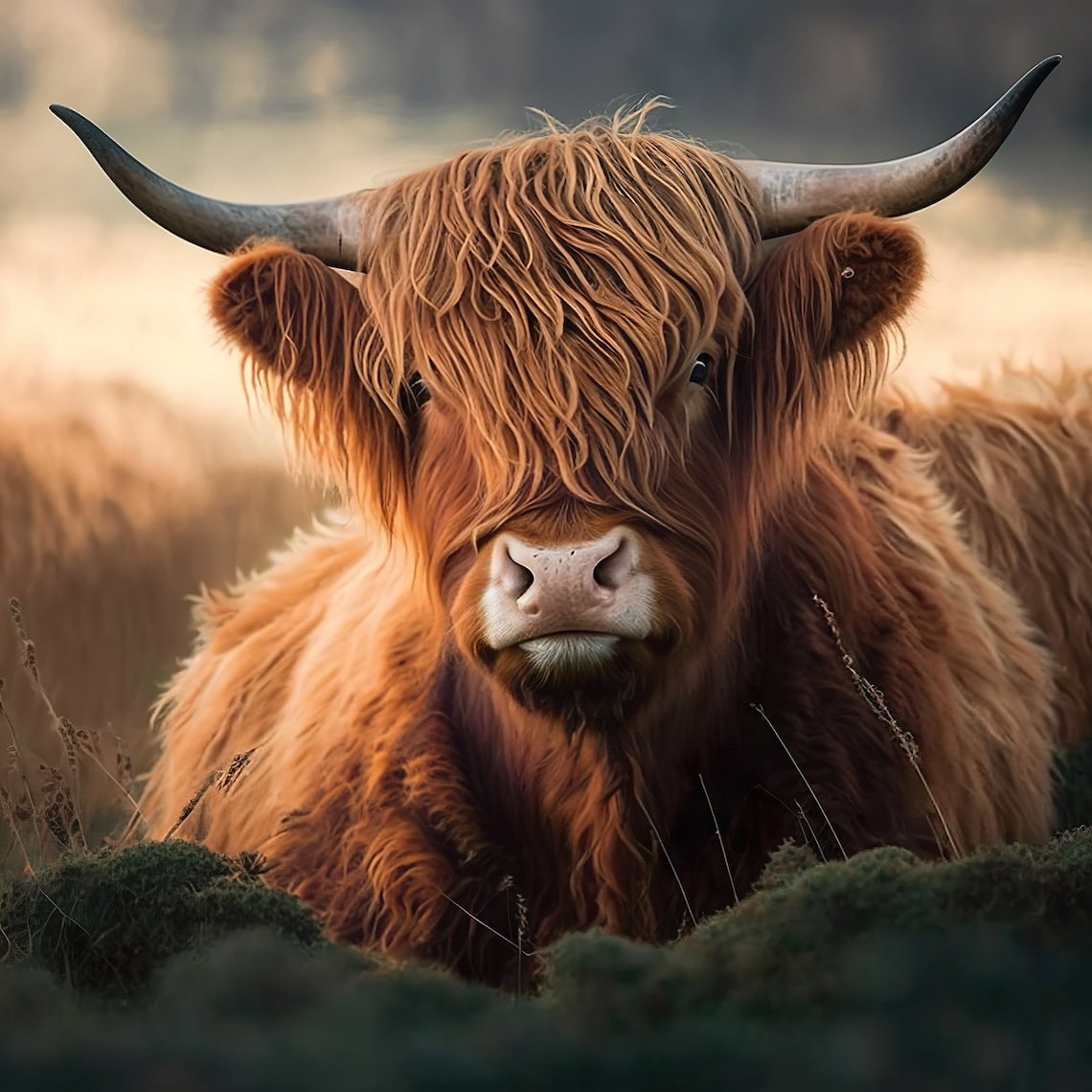 Highland Cow 1 Digital Download Print - Etsy
