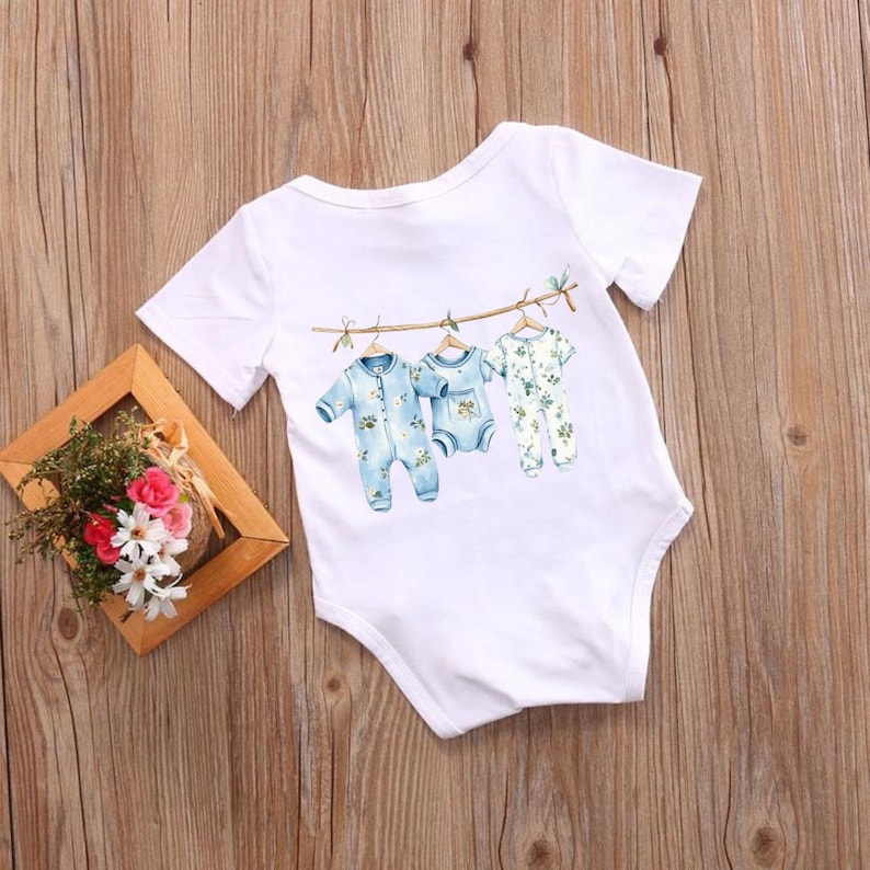 Baby Boy Nursery Clipart, Watercolor, Baby Shower Png, Crib, Stroller ...