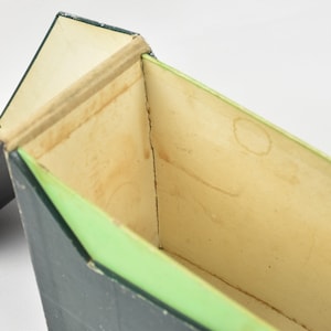 Vintage Office Index Cardbox : Cardboard Filing Box for Desk Decorative ...