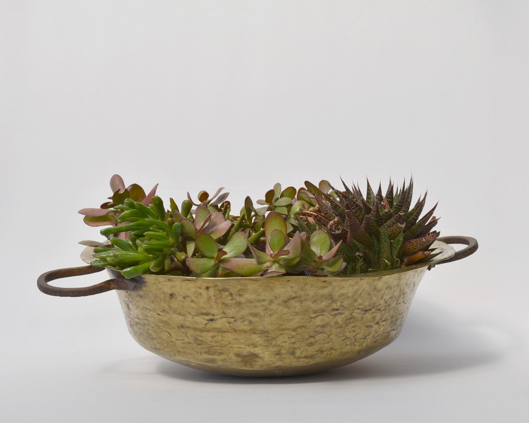 Copper Bowl : Planter Metal - Fruit Bowl Storage Vintage - Etsy
