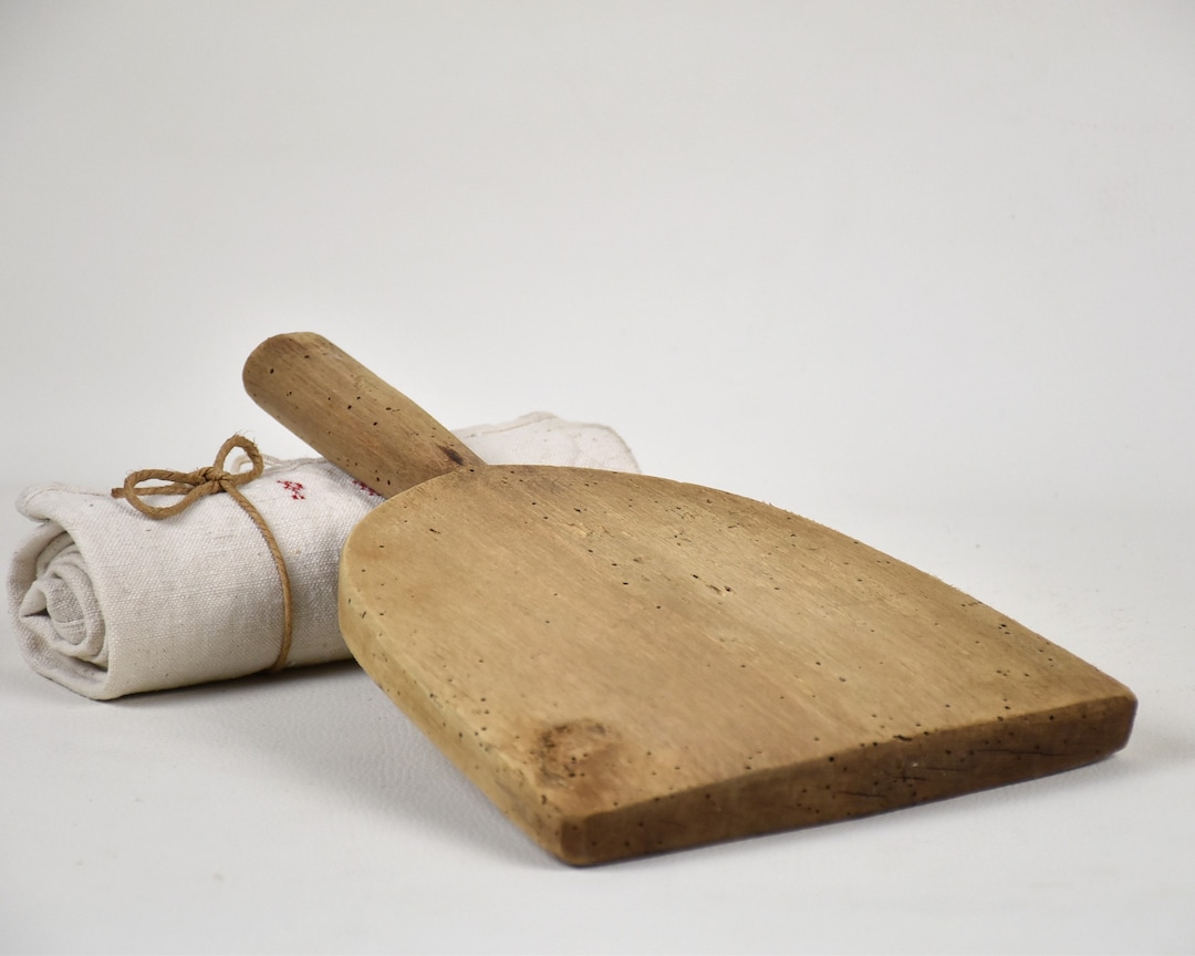Vintage Large Laundry Paddle, Wooden Beater, Small Cutting Board ...