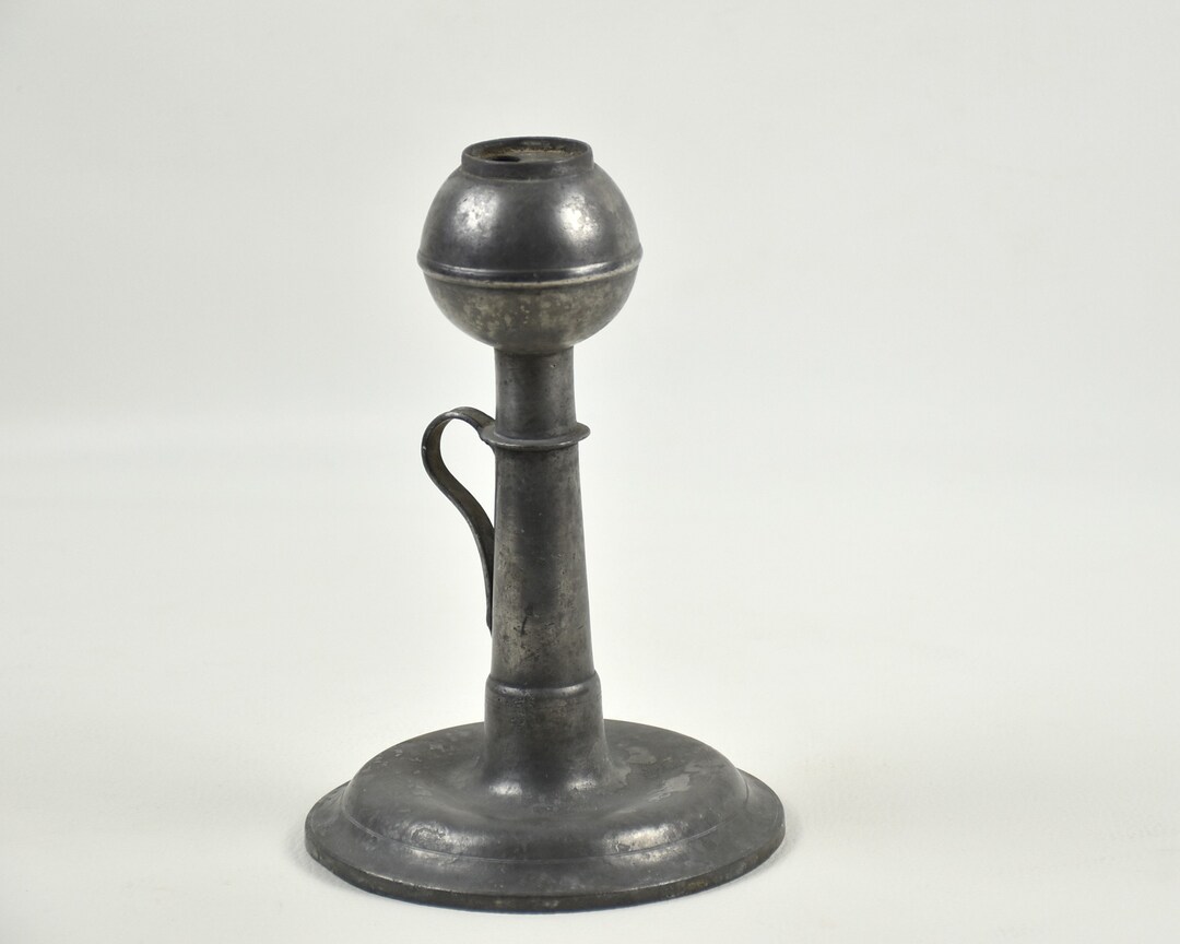 Antique Pewter Oil Lamp : 19th Century - Collectible Gift Idea - Etsy