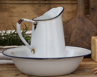 Pitcher and Basin - Etsy