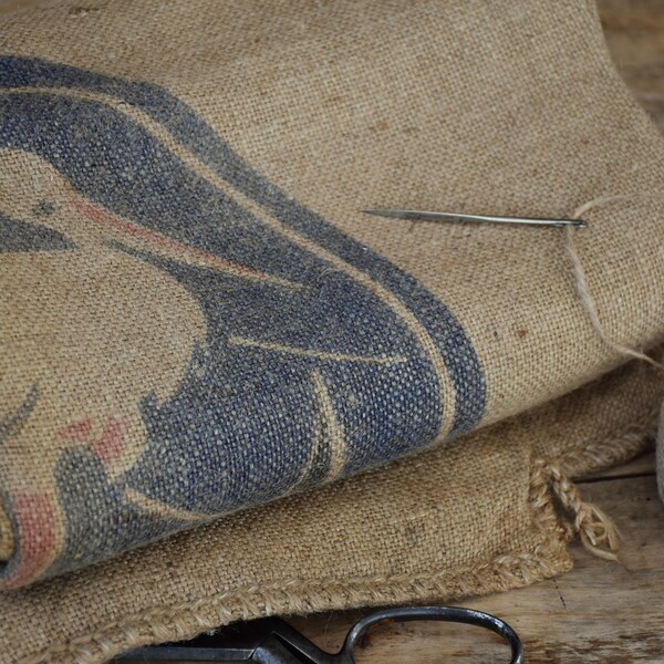 Antique French Grain Sack - Etsy