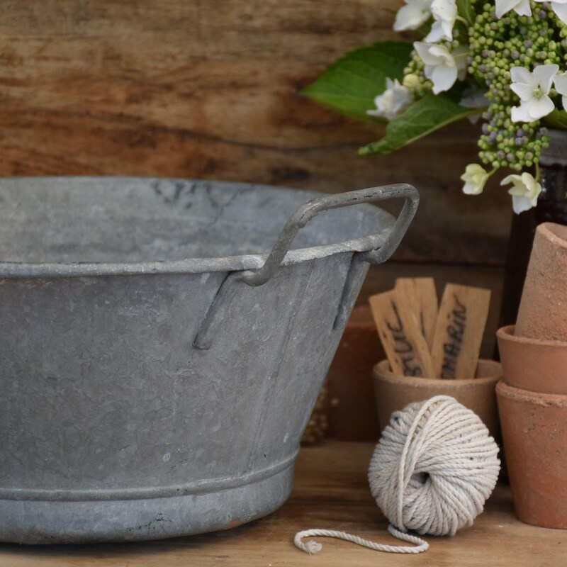 Zinc Planter - Etsy UK