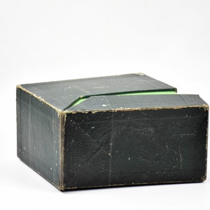 Vintage Office Index Cardbox : Cardboard Filing Box for Desk Decorative ...
