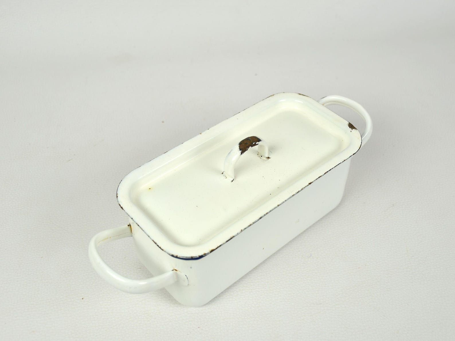 French Enamelware Sterilizer Box – Vintage Apothecary Medical Decor ...
