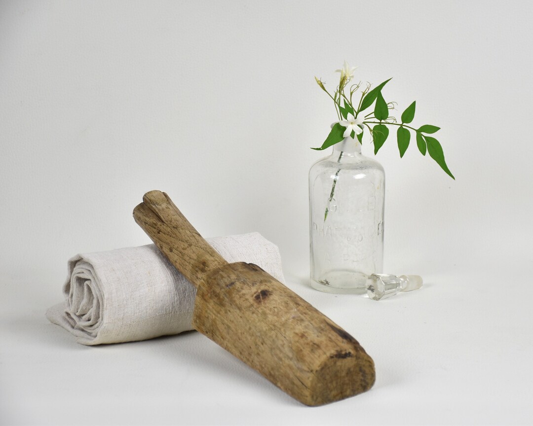 Wooden Laundry Beater Vintage, Wash Paddle Primitive, Rustic Tool ...