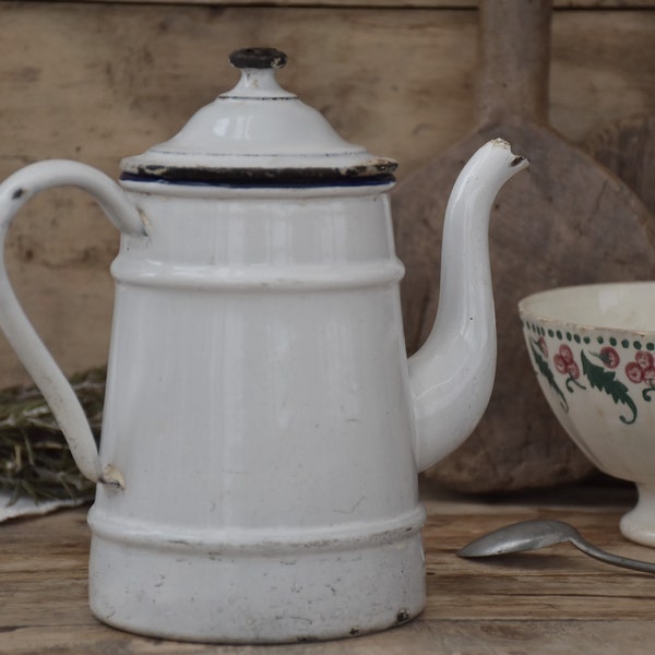 White Enamelware - Etsy