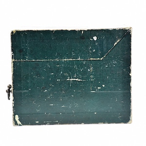 Vintage Office Index Cardbox : Cardboard Filing Box for Desk Decorative ...