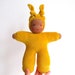 Organic Waldorf Doll, Yellow, Colored Skin, Dark Skin, Soft, Baby ...