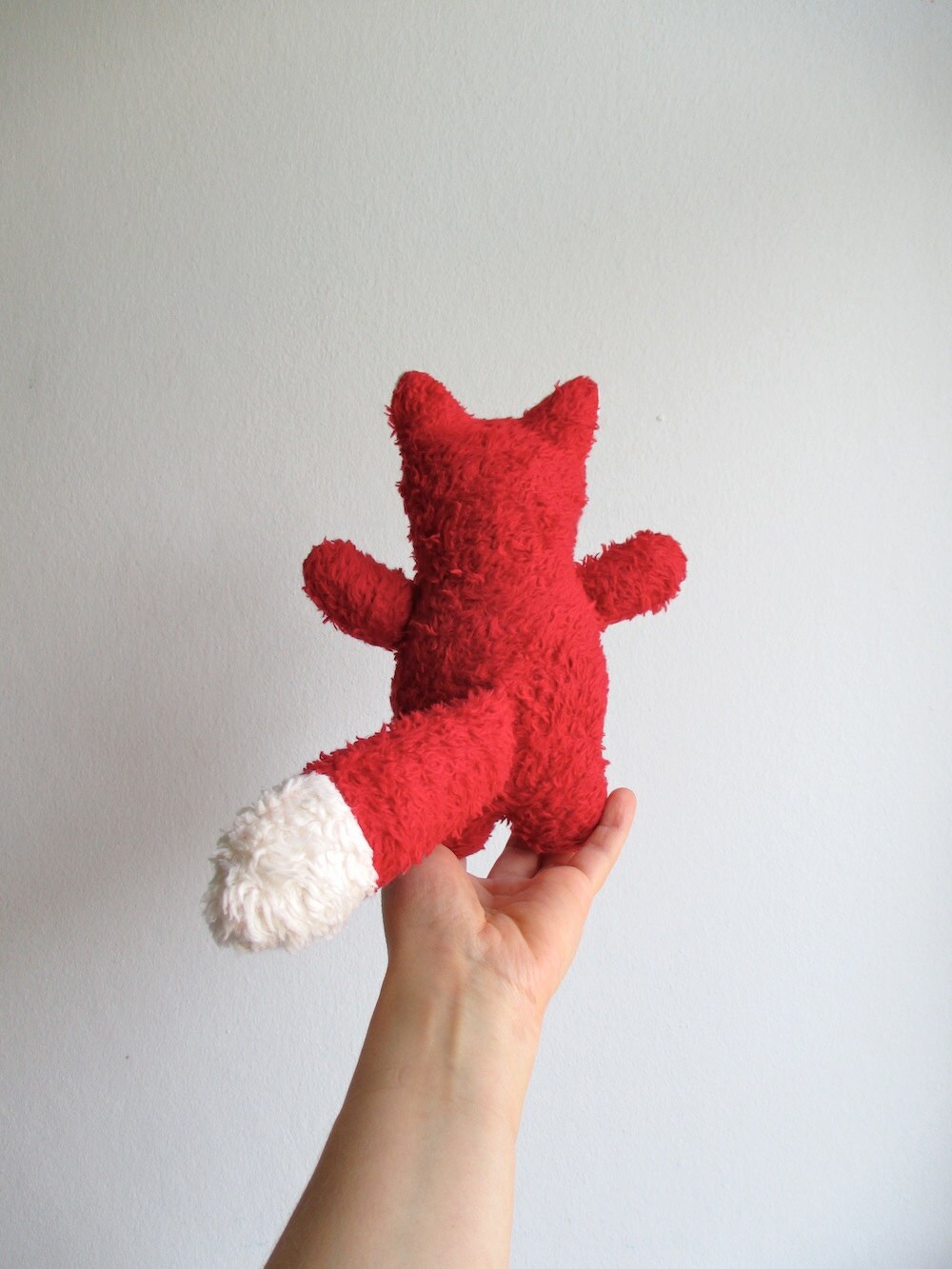 Fox Organic Fox Red White Plush Cuddly Soft Eco - Etsy