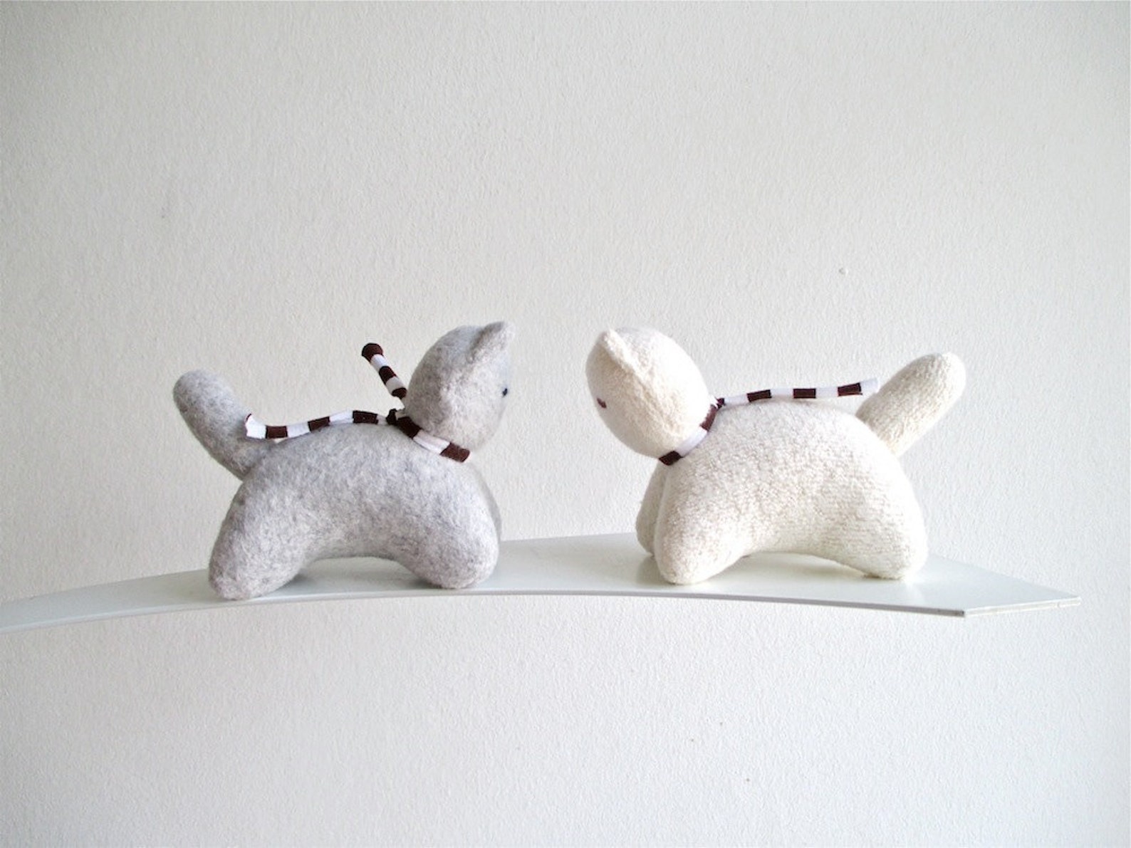 Cat Kitten Organic Cotton Wool Child Gift Grey Gray - Etsy