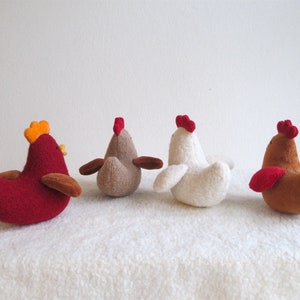 Organic Toy Chickens, Soft Small Chickens, Play Set Chickens, Organic ...
