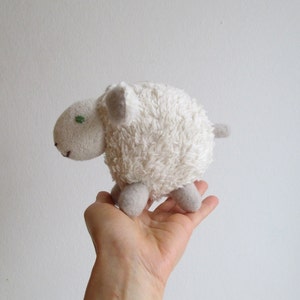 Small Lamb Toy, Organic Toy Lamb, Organic Plush Lamb, Small Stuffed ...