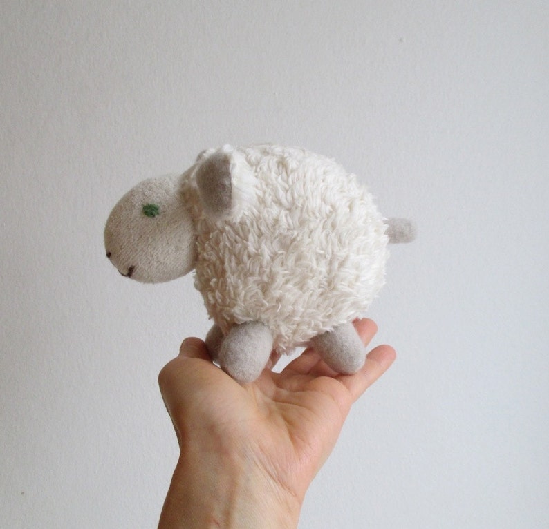 Small Lamb Toy Organic Toy Lamb Organic Plush Lamb Small - Etsy