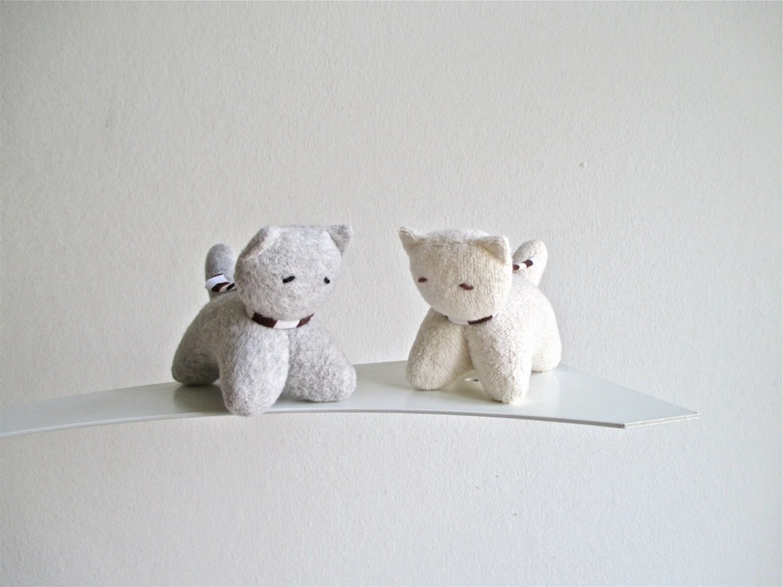 Cat Kitten Organic Cotton Wool Child Gift Grey Gray - Etsy
