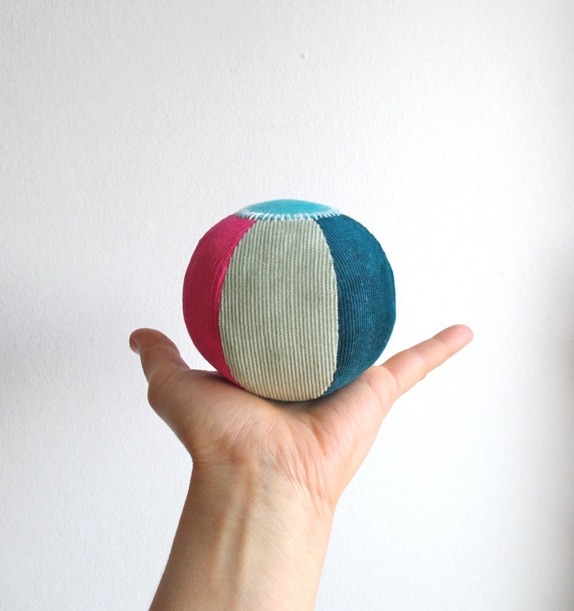 Play Ball, Rattle Ball, Organic, Waldorf, Soft, Colorful, Baby, Shower ...