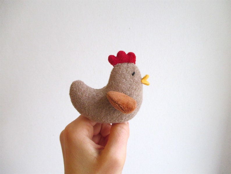 Organic Toy Chickens Soft Small Chickens Play Set Chickens - Etsy