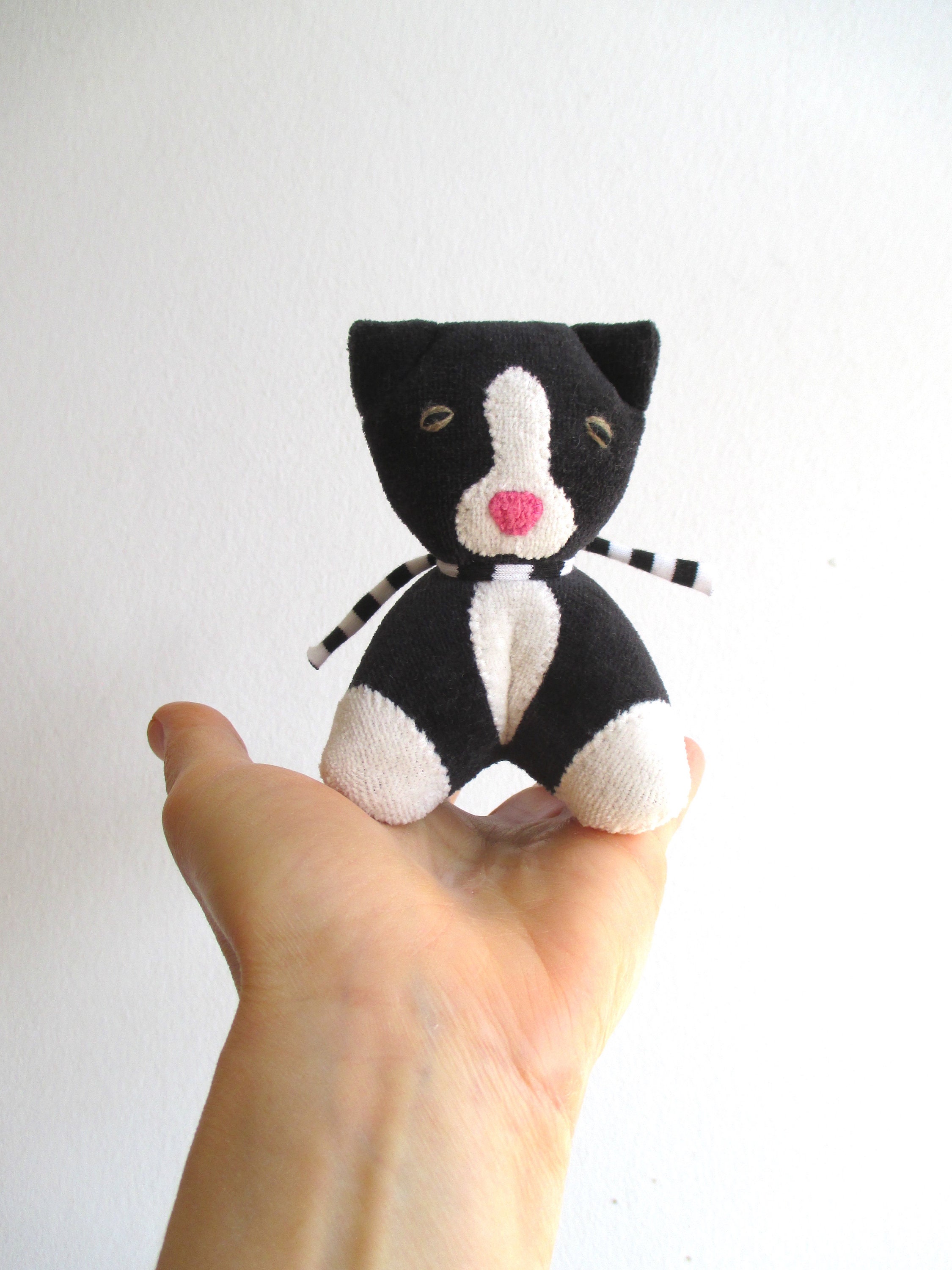 Cat Kitten Organic Cotton Wool Child Gift Grey Gray - Etsy