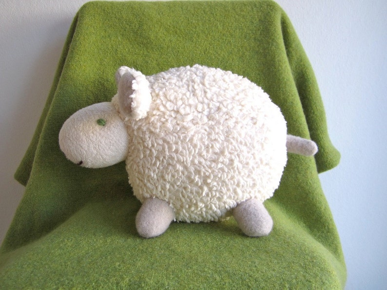 Sheep Lamb Organic Soft Cuddly White Plushie Baby - Etsy