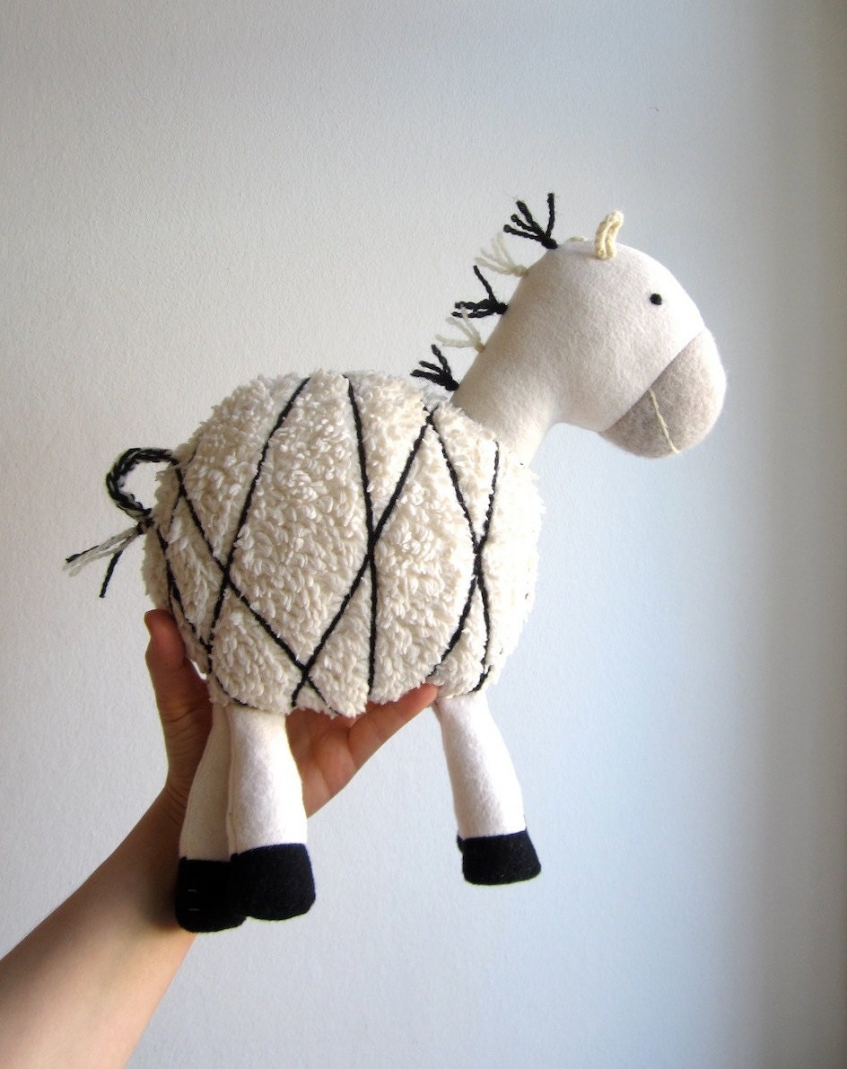 Organic Zebra Toy, Soft Zebra Toy, Monochrome Toy, Soft Toy Zebra ...