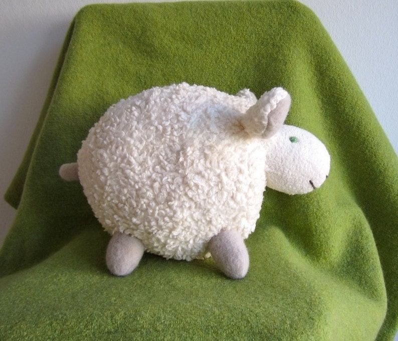 Sheep Lamb Organic Soft Cuddly White Plushie Baby - Etsy