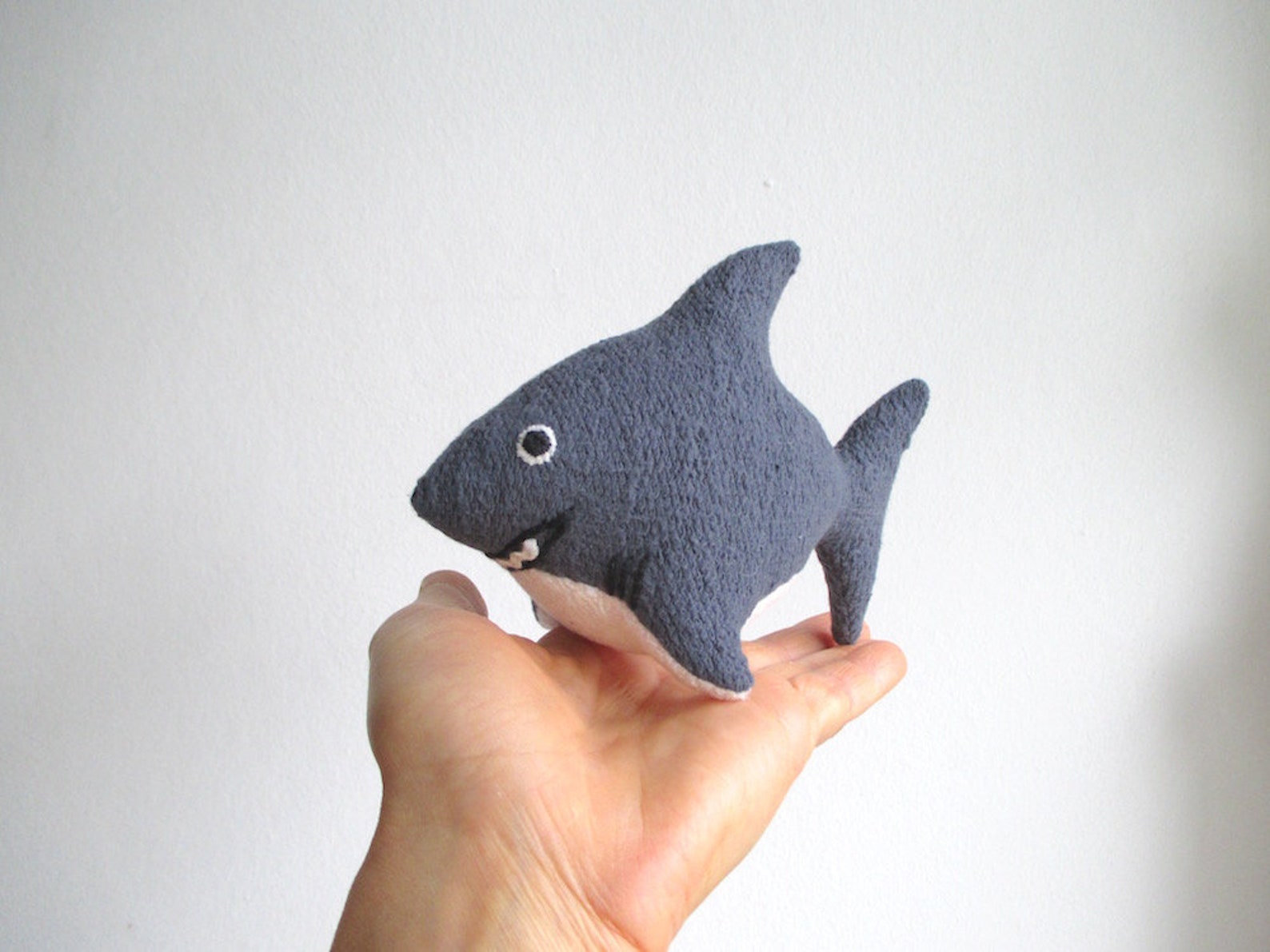 Small Shark Toy, Shark Stuffed Toy, Baby Shark, Organic Shark Toy, Baby ...