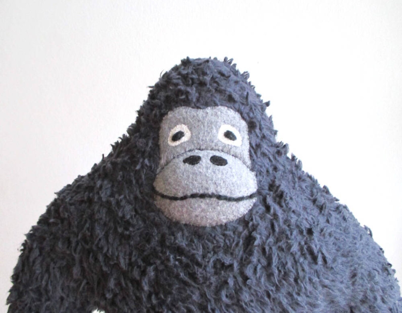 Gorilla Stuffed Toy Organic Gorilla Plush Gorilla Gray | Etsy