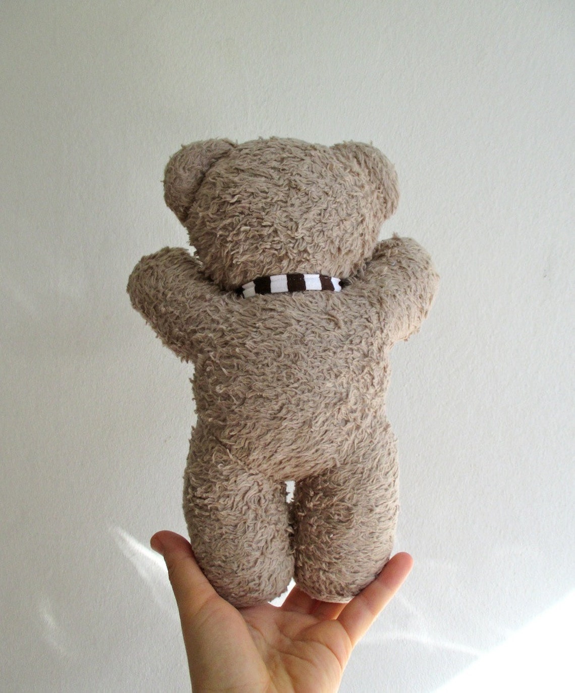 Organic Teddy Bear Organic Plush Bear Beige Light Brown - Etsy